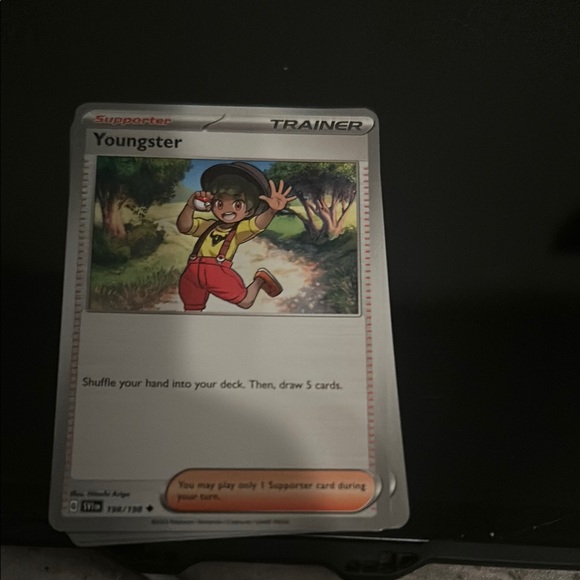 Pokemon | Games | Pokemon Trainer Card Youngster With Red And Yellow ...